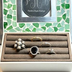 Pandora | Jewelry | Pandora Retired Wishful Thinking Ring 85 | Poshmark